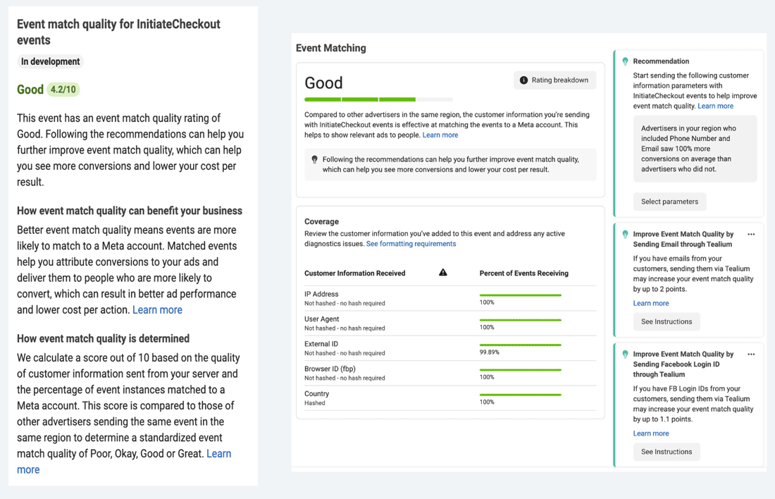 ¿Qué es el Event Match Quality (EMQ) de Facebook Ads?